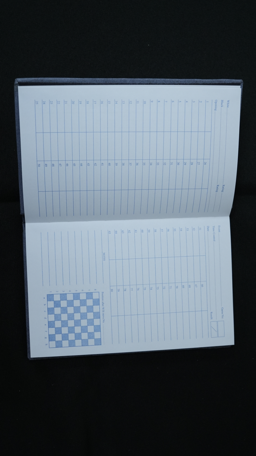 Chess Scorebook – Singapore Chess Federation
